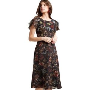Modcloth | Dresses | Modcloth Embellished To Perfection Black Ditzy ...
